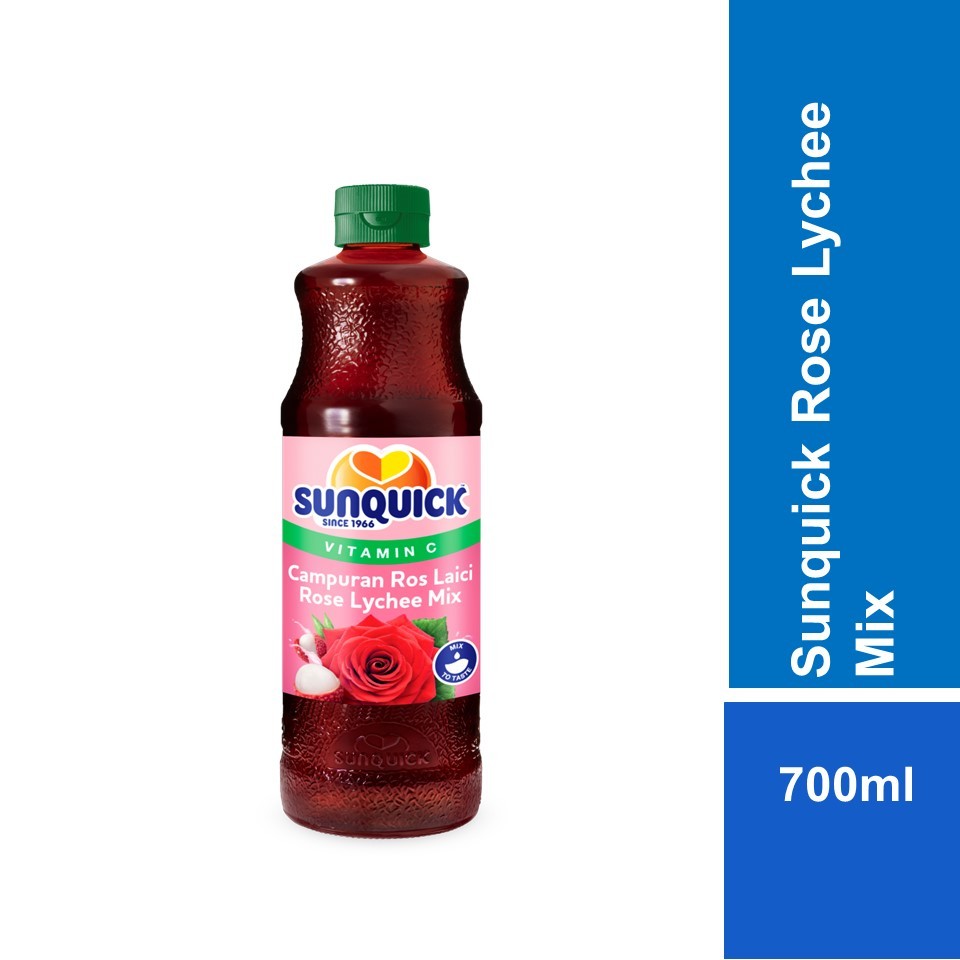 Sunquick Rose Lychee Mix Jumbo (700ml) | Shopee Malaysia