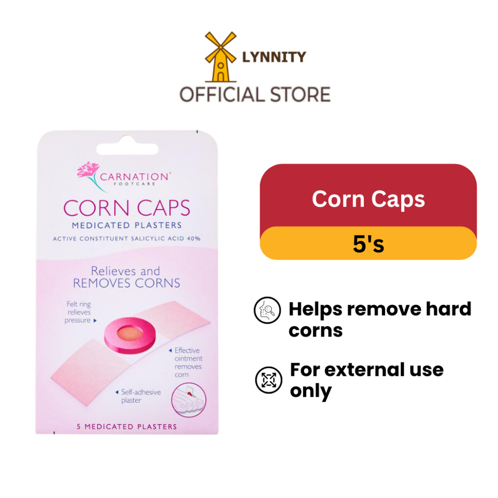 Carnation Corn Caps 5s (Remove Hard Corns) | Shopee Malaysia