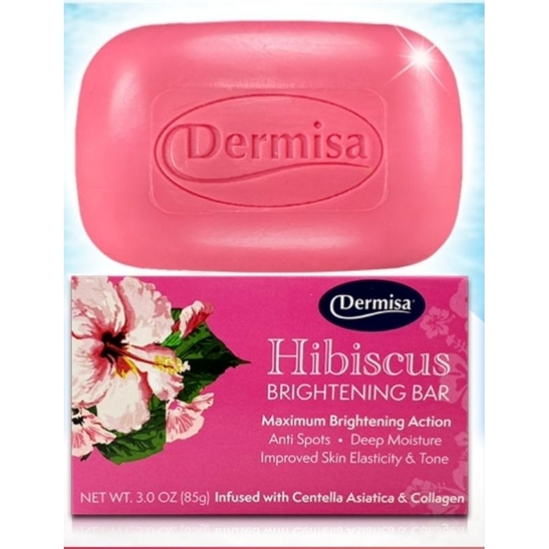 Dermisa Hibiscus Brightening Bar 85g 扶桑花光透亮淡斑皂 | Shopee Malaysia