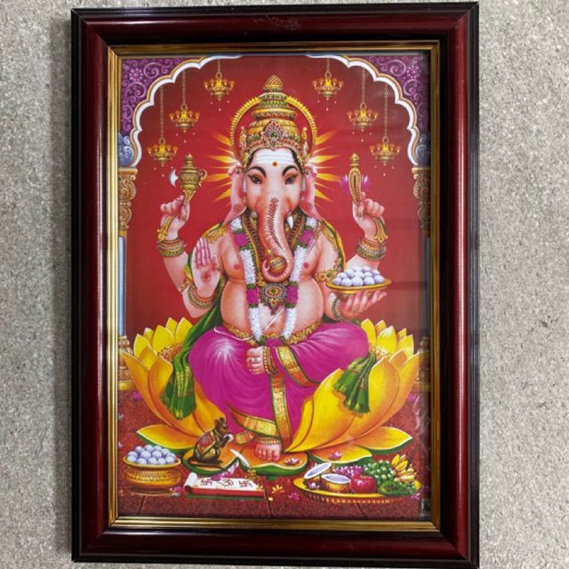 Ganesha Photo frame | Vinayagar Photo frame | Sami Photo frame | 7x10cm ...