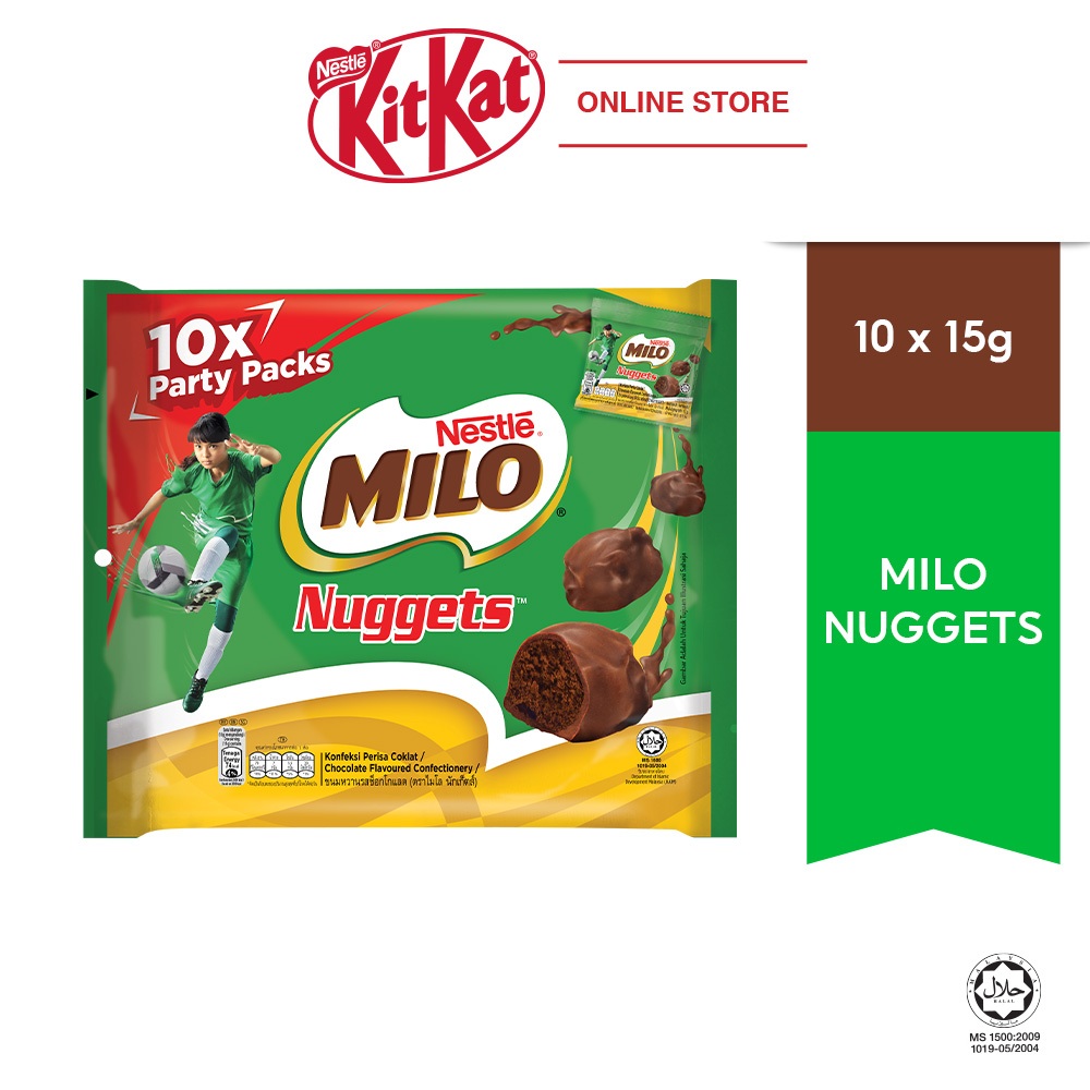 NESTLE MILO Nuggets 10 Party Packs (15g per pack) | Shopee Malaysia
