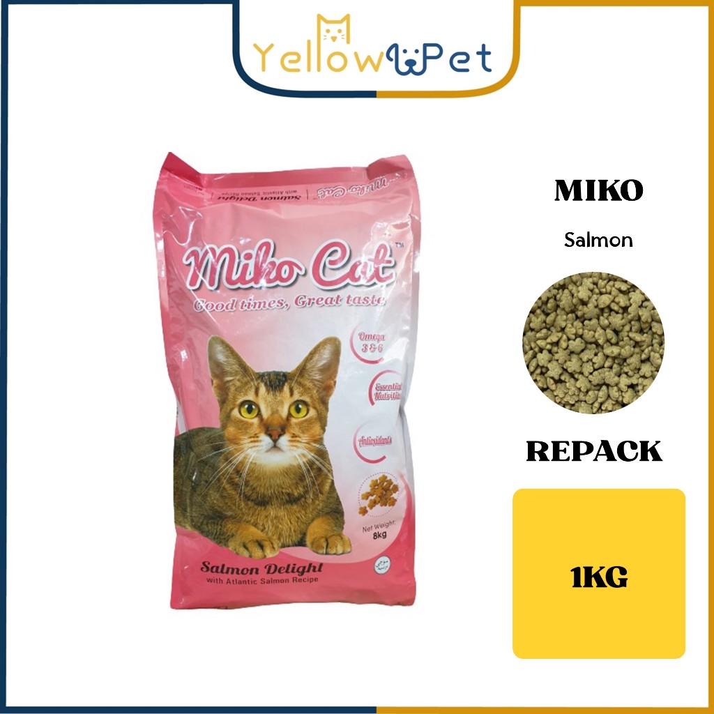 Miko Cat Salmon 1KG ( Repack ) | Shopee Malaysia