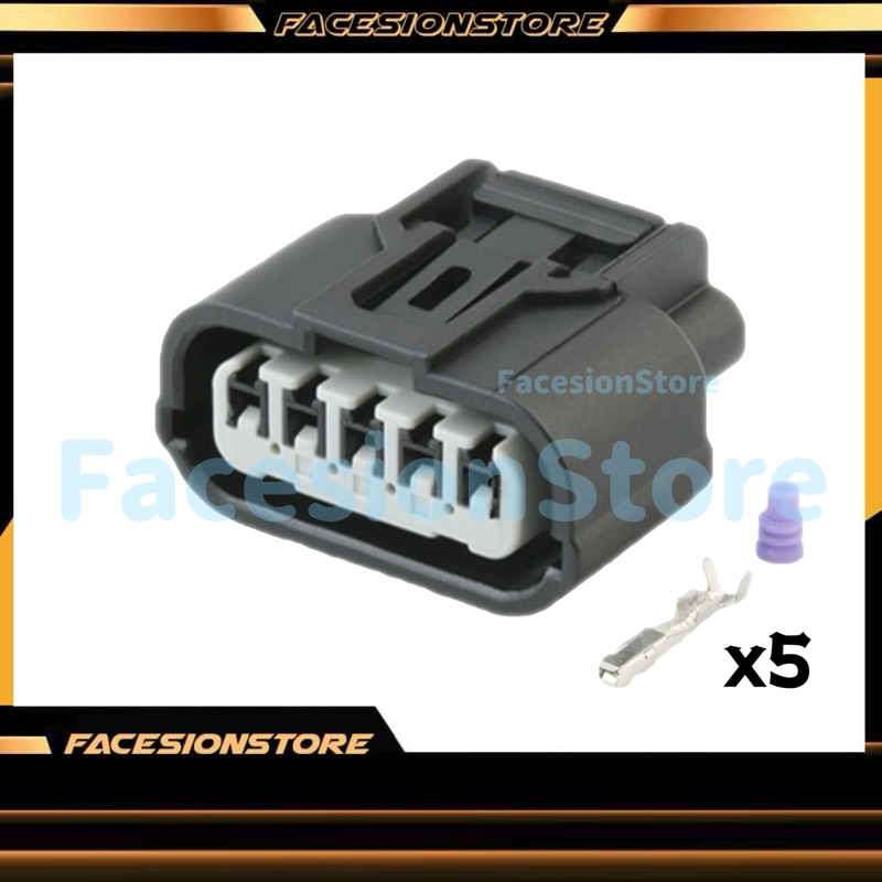 5 Pin Honda Jazz RS Mass Air Flow Sensor Female Socket Connector ...