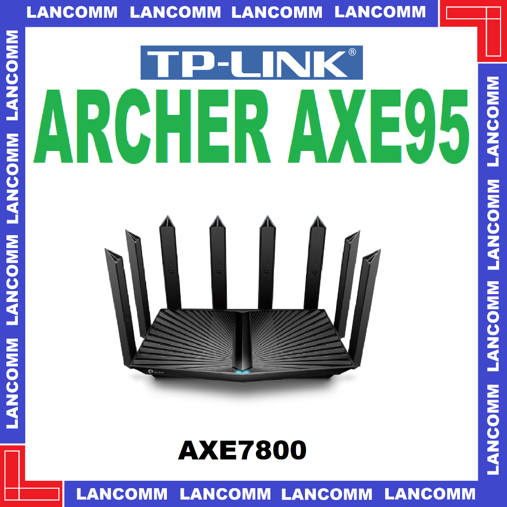 TP-LINK ARCHER AXE95 AXE7800 Tri-Band Wi-Fi 6E Router | Shopee Malaysia