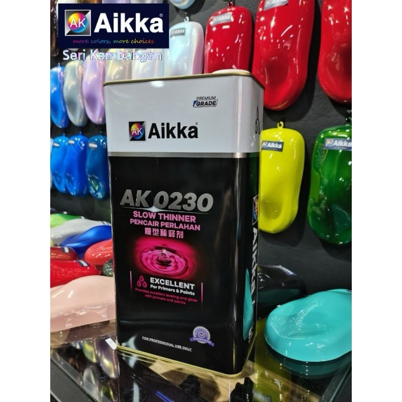 5LITER AIKKA 2K 0230 SLOW THINNER AK0230 | Shopee Malaysia