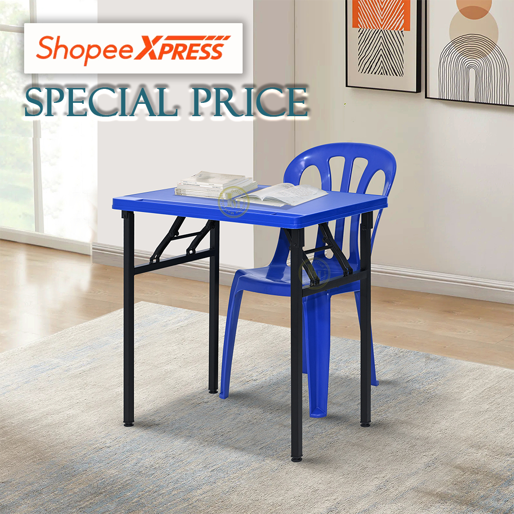 [Ready Stock] *Shopee Express* AM PVC Folding Table | Study Table ...