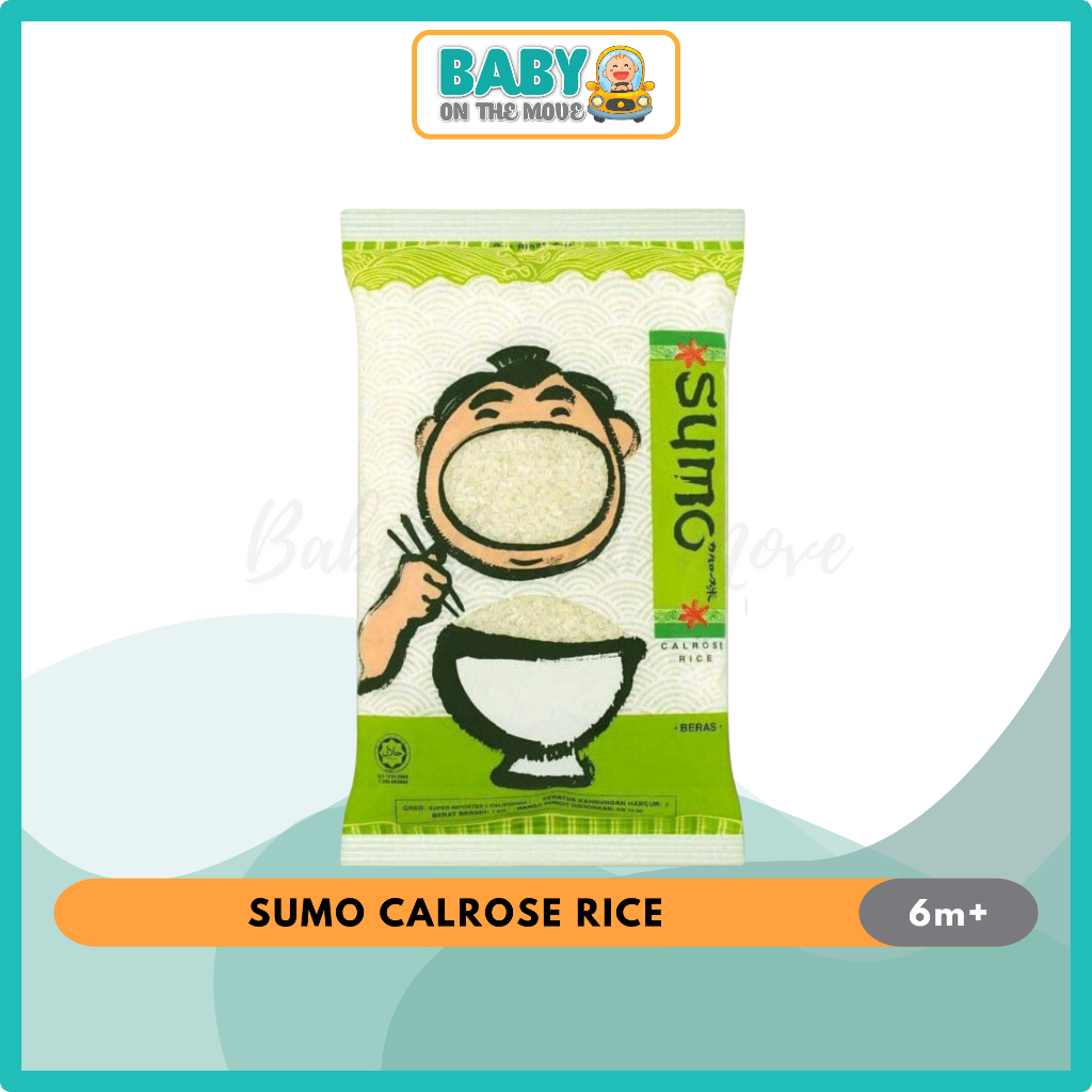 SUMO Calrose Sushi Rice Beras Sumo Super Imported Halal 1kg | Shopee ...