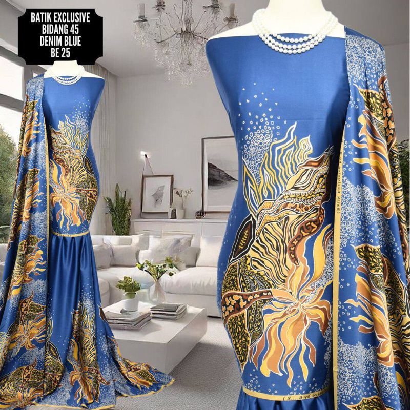 KAIN PASANG BERCORAK BATIK ROYAL SILK 4 METER/BIDANG 45 | Shopee Malaysia
