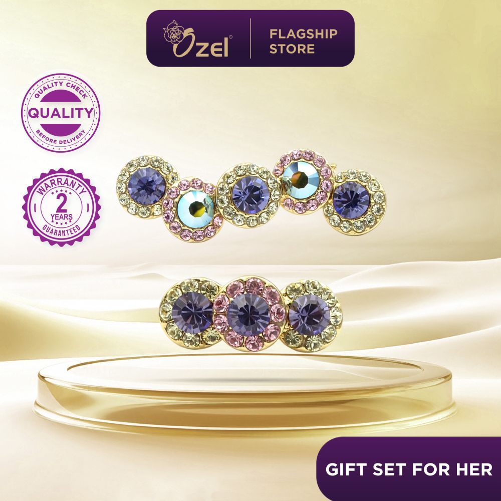 Ozel Set Brooch Design Ulat Bulu B110 & G32017 | Kerongsang & Pin ...