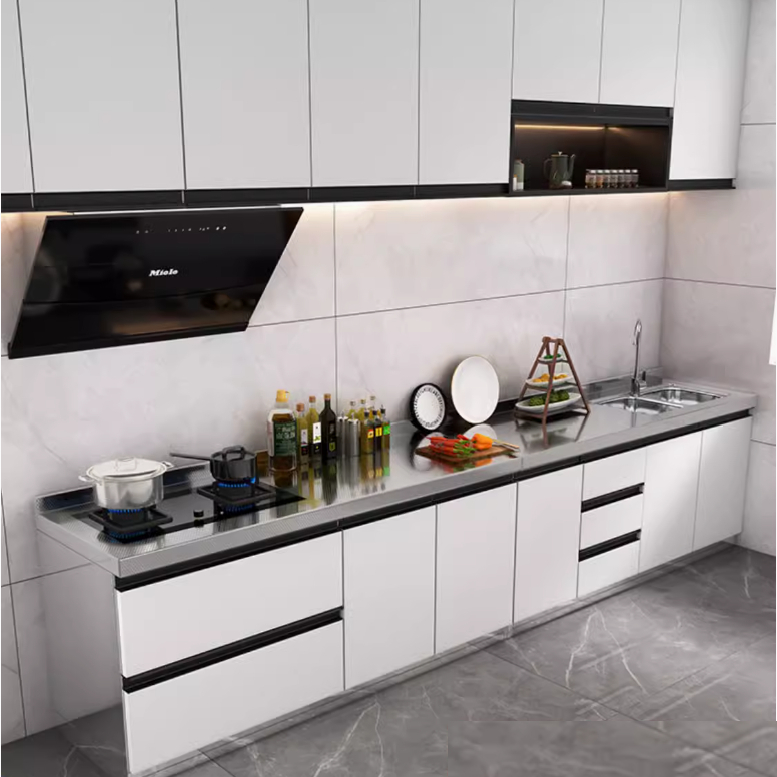 🔥EXTRA HEIGHT🔥GW PETG DOOR🔥 Stainless Steel Kitchen Cabinet Storage ...