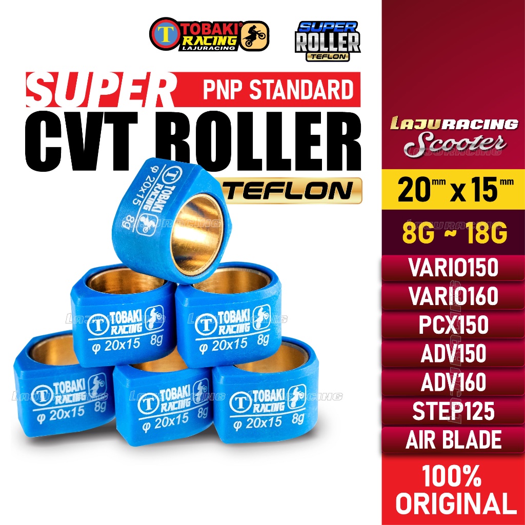 TOBAKI Super CVT Roller VARIO150 PCX150 ADV150 160 STEP125 AIRBLADE 8G 9G 10G 11G 12G 13G 14G ...