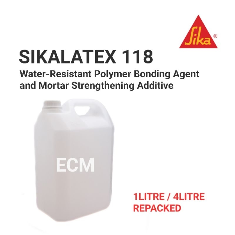 SIKALATEX 118 (1LITRE REPACKED) WATER-RESISTANT POLYMER BONDING AGENT ...