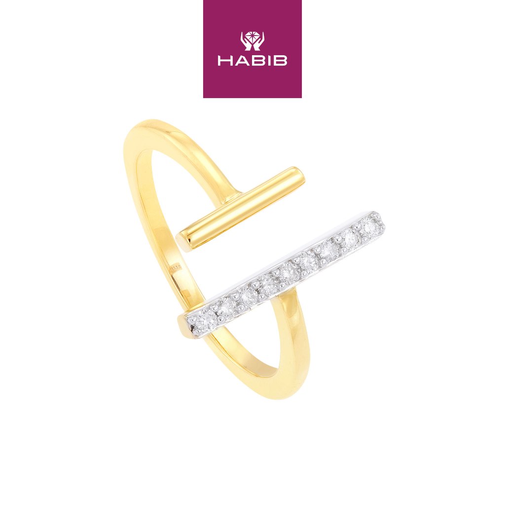 HABIB Diamond Ring in 375/9K Yellow Gold 264530722(YG) | Shopee Malaysia