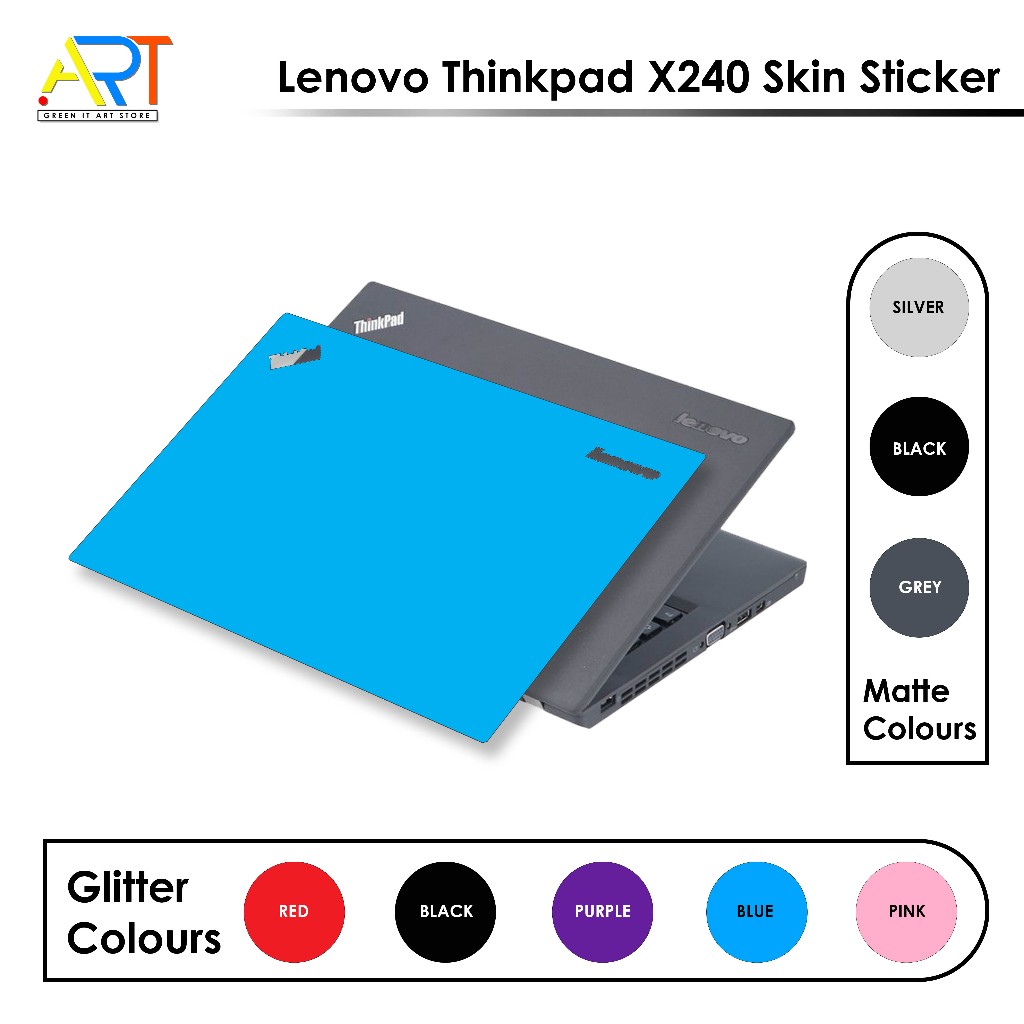 Lenovo Thinkpad X240 Skin Sticker / DIY / Easy To Paste / GreenIT ...