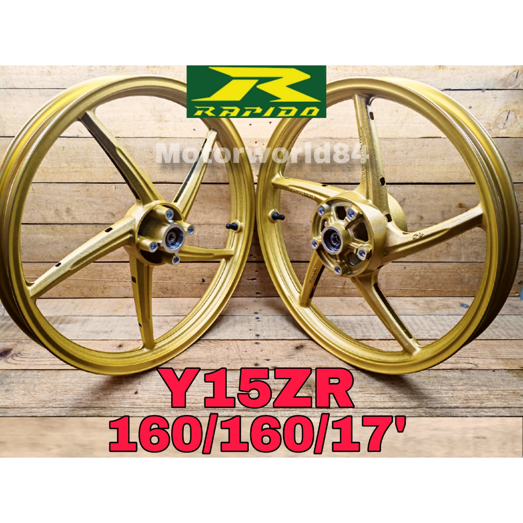 SPORT RIM RAPIDO Y16 Y15ZR V1 V2 RAPIDO SPORTRIM 501 4 LUBANG FRONT 1 ...