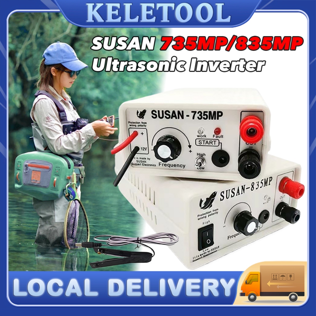 EVASEN 12V Susan 735MP Ultrasonic Inverter Electro Fisher Fishing ...
