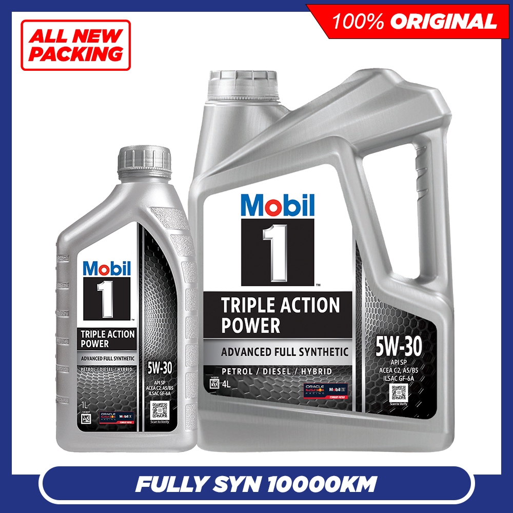 MOBIL 1 TRIPLE ACTION POWER 5W30 SP C2 A5B5 Advance Fully Synthetic ...