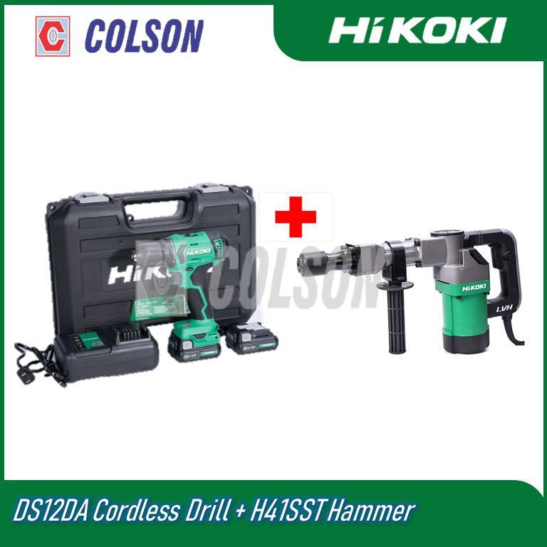 COLSON HIKOKI Combo H41SST Hex Demolition Hammer Hikoki Hammer 12V ...