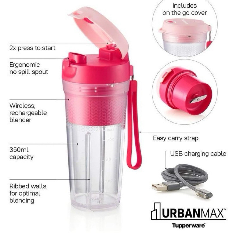 Tupperware UrbanMax Portable Blender #tupperware #urbanmax #blender ...