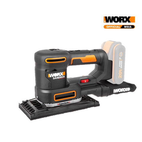 WORX WX820.9 20V 5-IN-1 Multi Sander (Finishing Sander, Orbital Sander ...
