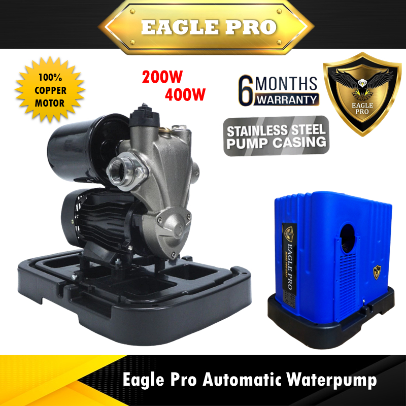 Eagle Pro EP-400A Intelligent Automatic Self Priming Pump / Booster Pump / Pam Air / Pam Telaga ...