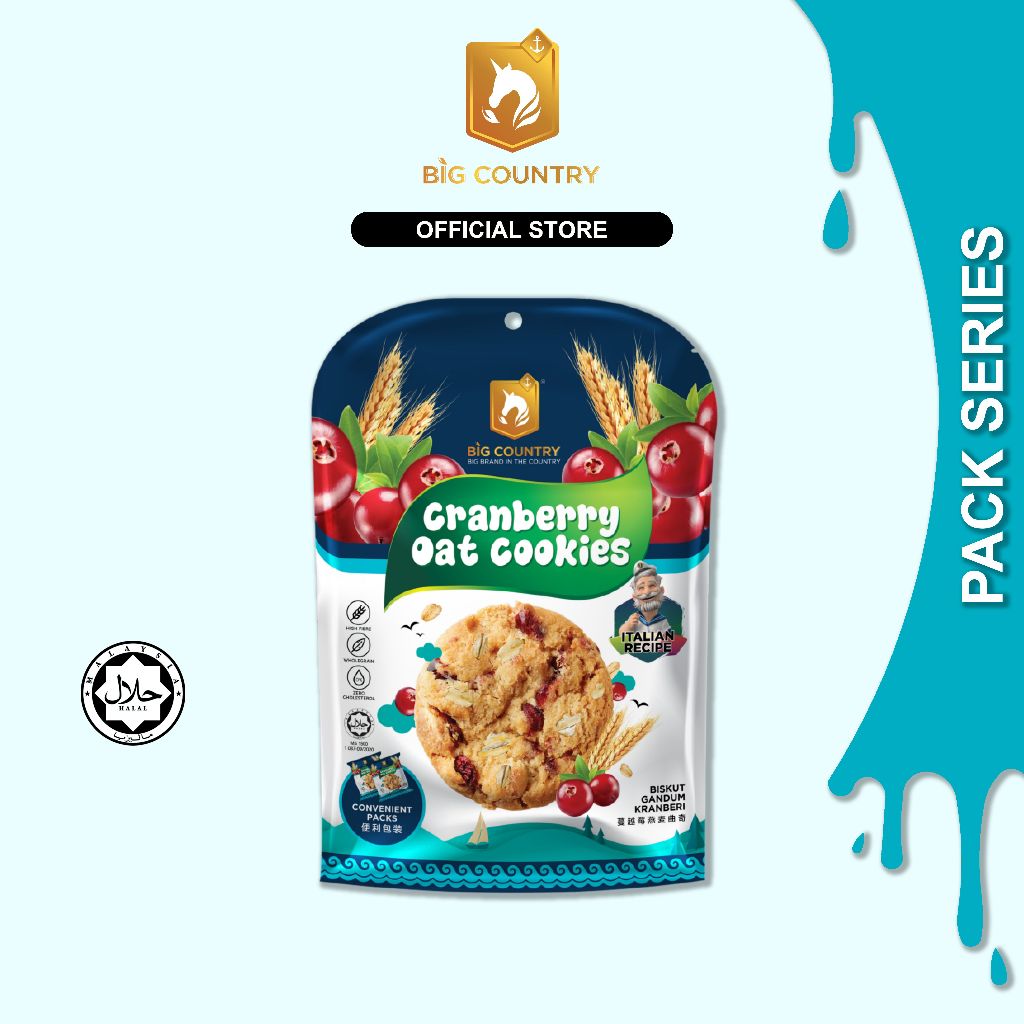 BIG COUNTRY CRANBERRY OAT COOKIES | Shopee Malaysia