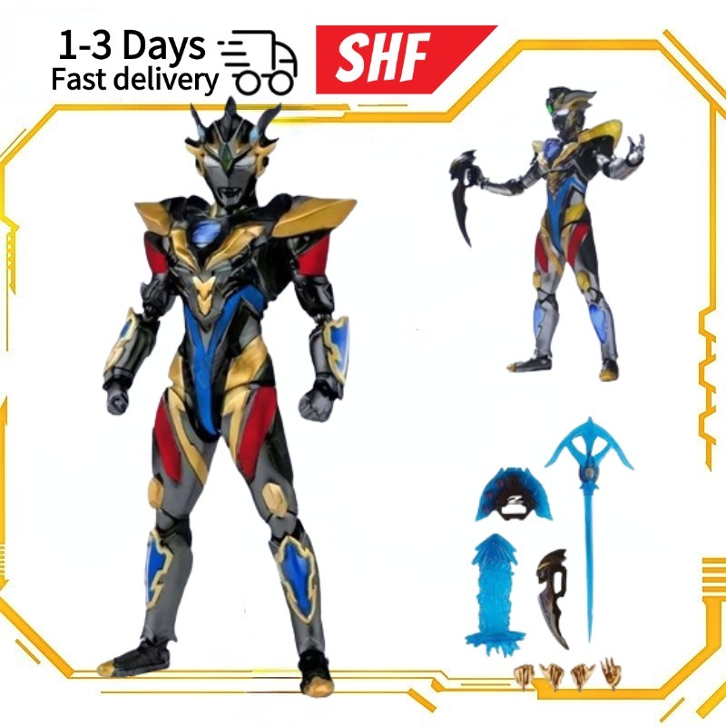 New 17CM SHF Ultraman Z Dark Delta Rise Claw Ultraman Toys Figure ...