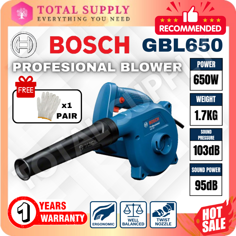 BOSCH GBL650 PROFESIONAL ELECTRIC BLOWER NEW HEAVY DUTY BLOWER | Shopee ...
