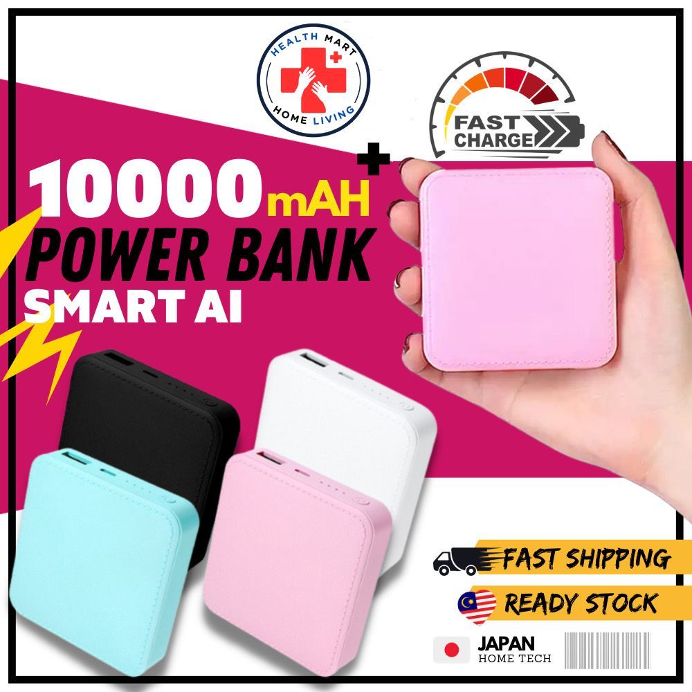 🇲🇾 Powerbank Remax 10000mAh Smart Dual Port Fast Charging Power Bank ...
