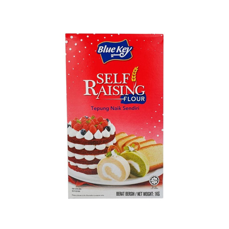 Blue Key Self Raising Flour 1KG | Shopee Malaysia