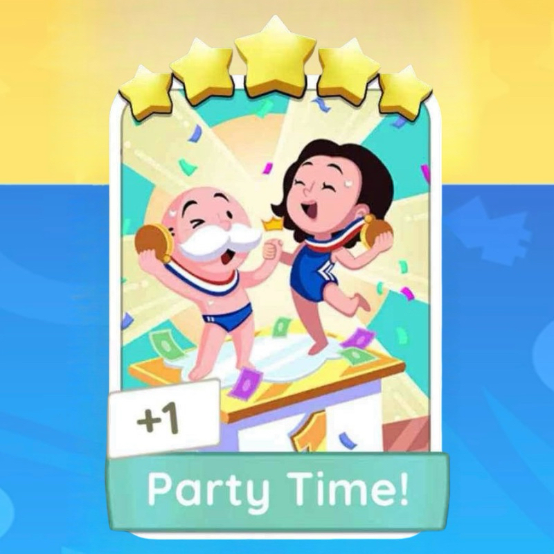 Party Time Monopoly stickers 5stars Ready Stock 2 | Shopee Malaysia