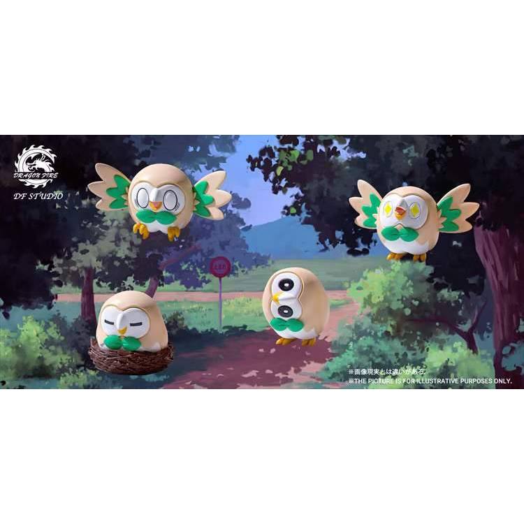 Dragon Fire Studio - Rowlet Pokemon Series 001 Resin Statue GK Anime ...