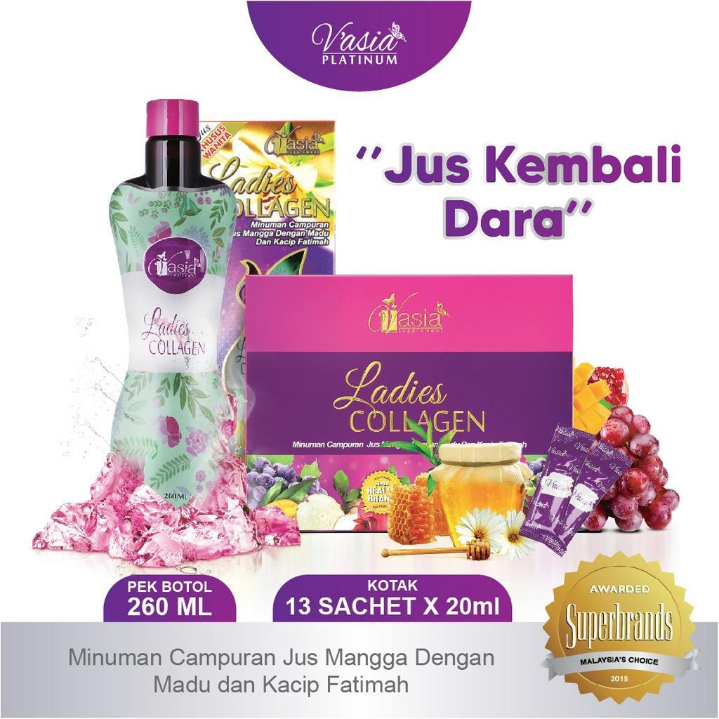 VASIA LADIES COLLAGEN JUS / SACHET | Shopee Malaysia