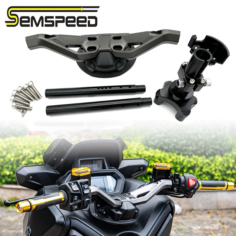 【SEMSPEED】For Yamaha NMAX 155 150 V2 Motorcycle Handlebar Motorbike ...