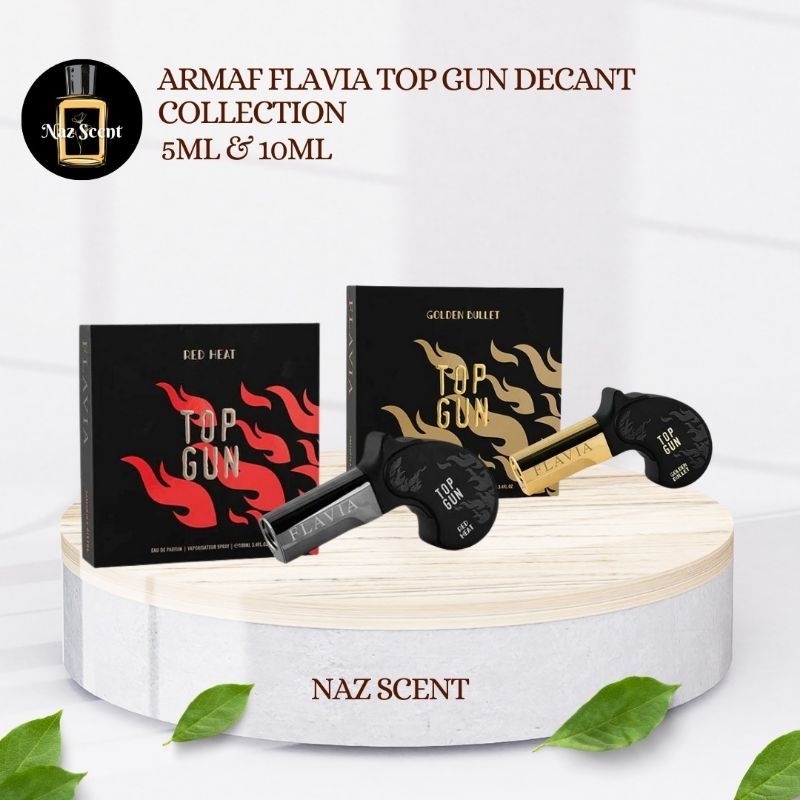 Armaf Flavia Top Gun Decant Collections ( Red Heat / Golden Bullet ...