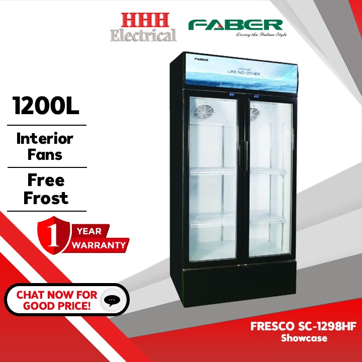Faber 1200L Showcase Chiller Refrigerator FRESCO SC-1298HF Peti Sejuk ...