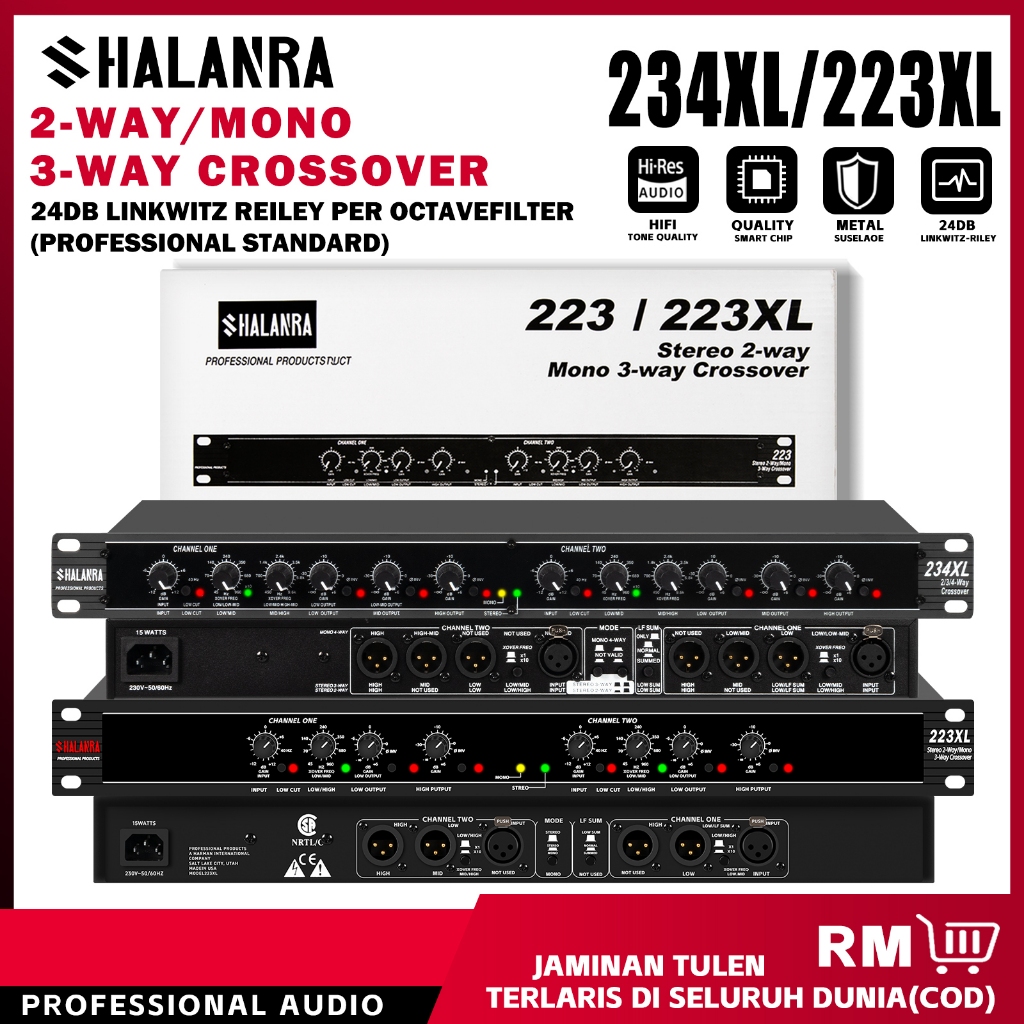 223XL MONO 2 WAY STEREO 3 WAY CROSSOVER | Shopee Malaysia