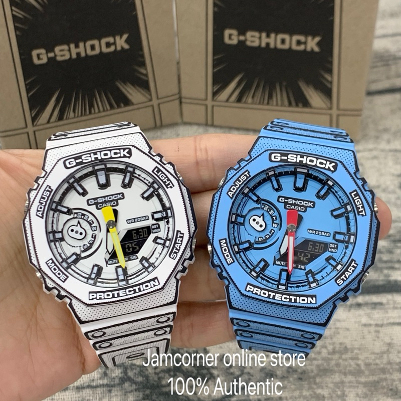 G-SHOCK MANGA x GA-2100MNG-7A/GA-2100MNG-2A *ASIA SET* captures the world of Japan's celebrated ...