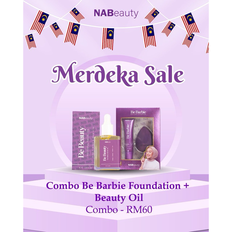 🔥🔥MERDEKA SALE COMBO OIL AND BE BARBIE FOUNDATION🔥🔥🔥 | Shopee Malaysia