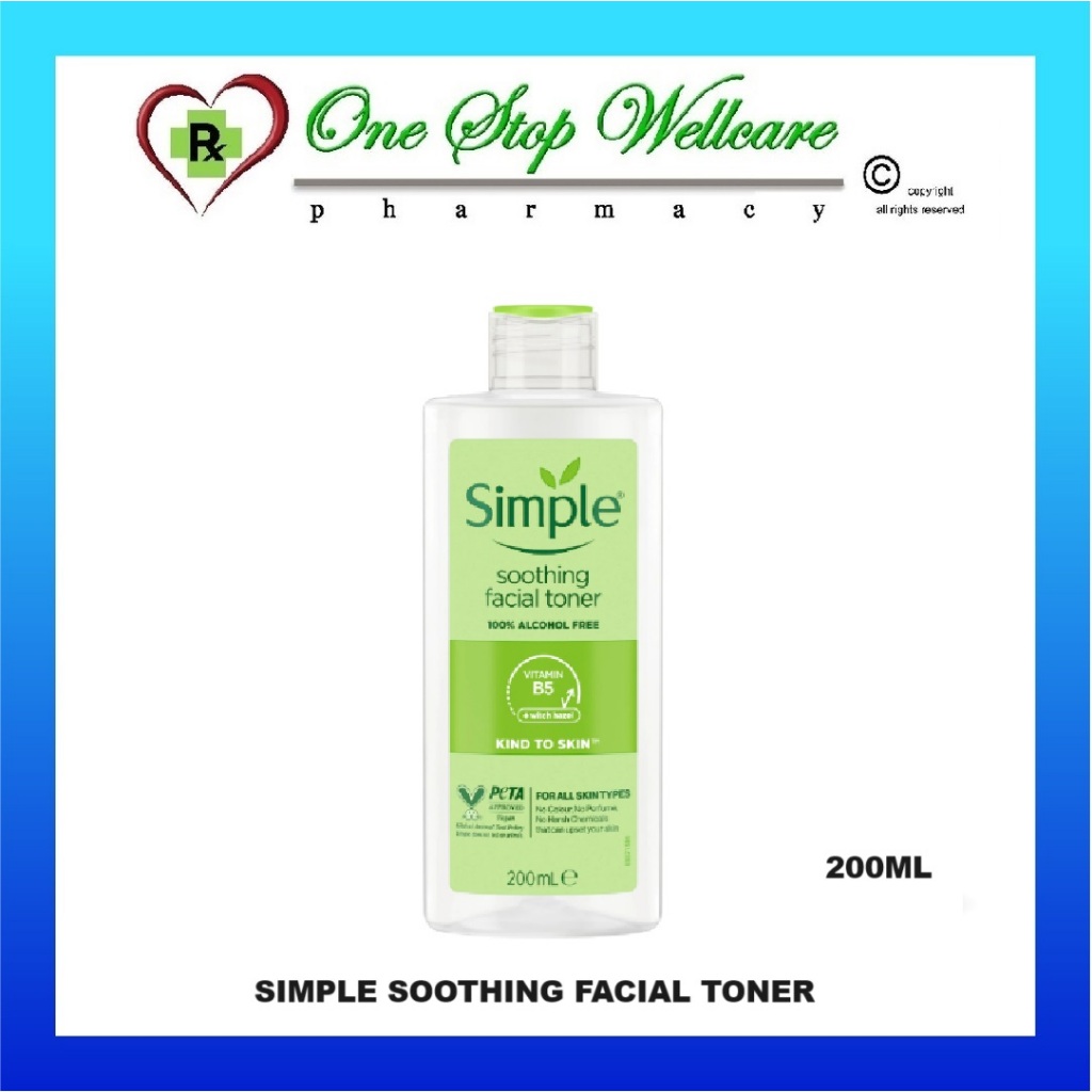 SIMPLE SOOTHING FACIAL TONER 50ML / 200ML (OLD/NEW) (E:12/2025 ...