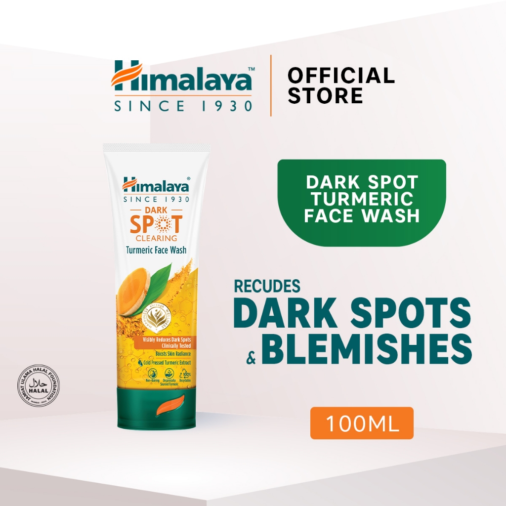 Himalaya Dark Spot Turmeric Face Wash 100ml | Shopee Malaysia