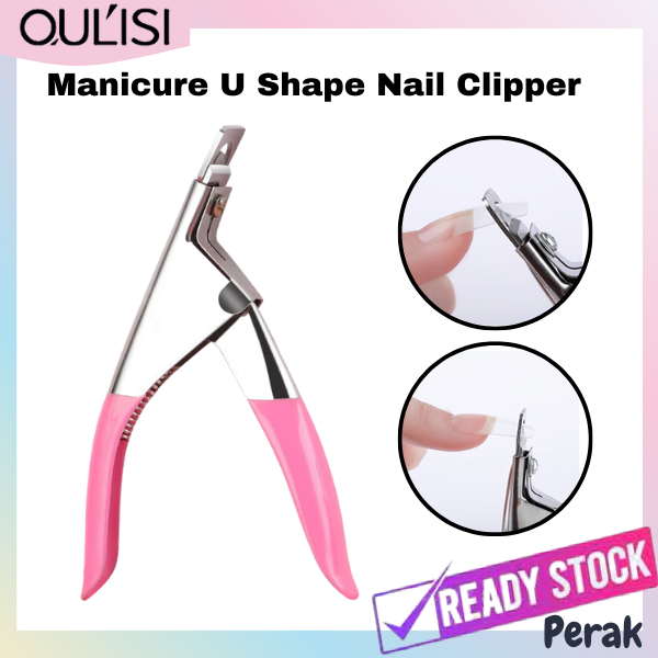 OULISI Manicure U-Shape Toenails Clipper Adjustable Nail Edge Cutter ...