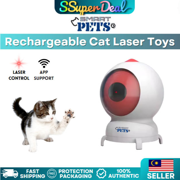 Smart Pets Rechargeable Cat Laser Toys | Shopee Malaysia