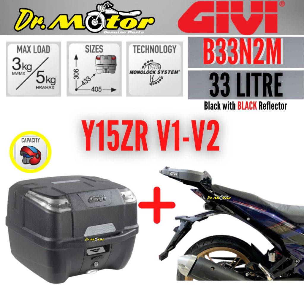 YAMAHA Y15ZR V1 V2 Y15 ZR EXCITER 155 YSUKU GIVI ZR(S) HEAVY DUTY ...