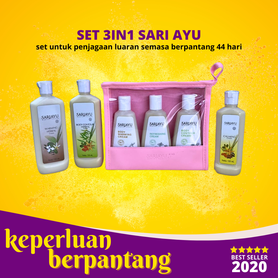 [EXPIRED 2027] SARI AYU | SET BERSALIN | PAKEJ JIMAT RINGKAS BERPANTANG SARI AYU 3 IN 1 | Shopee ...