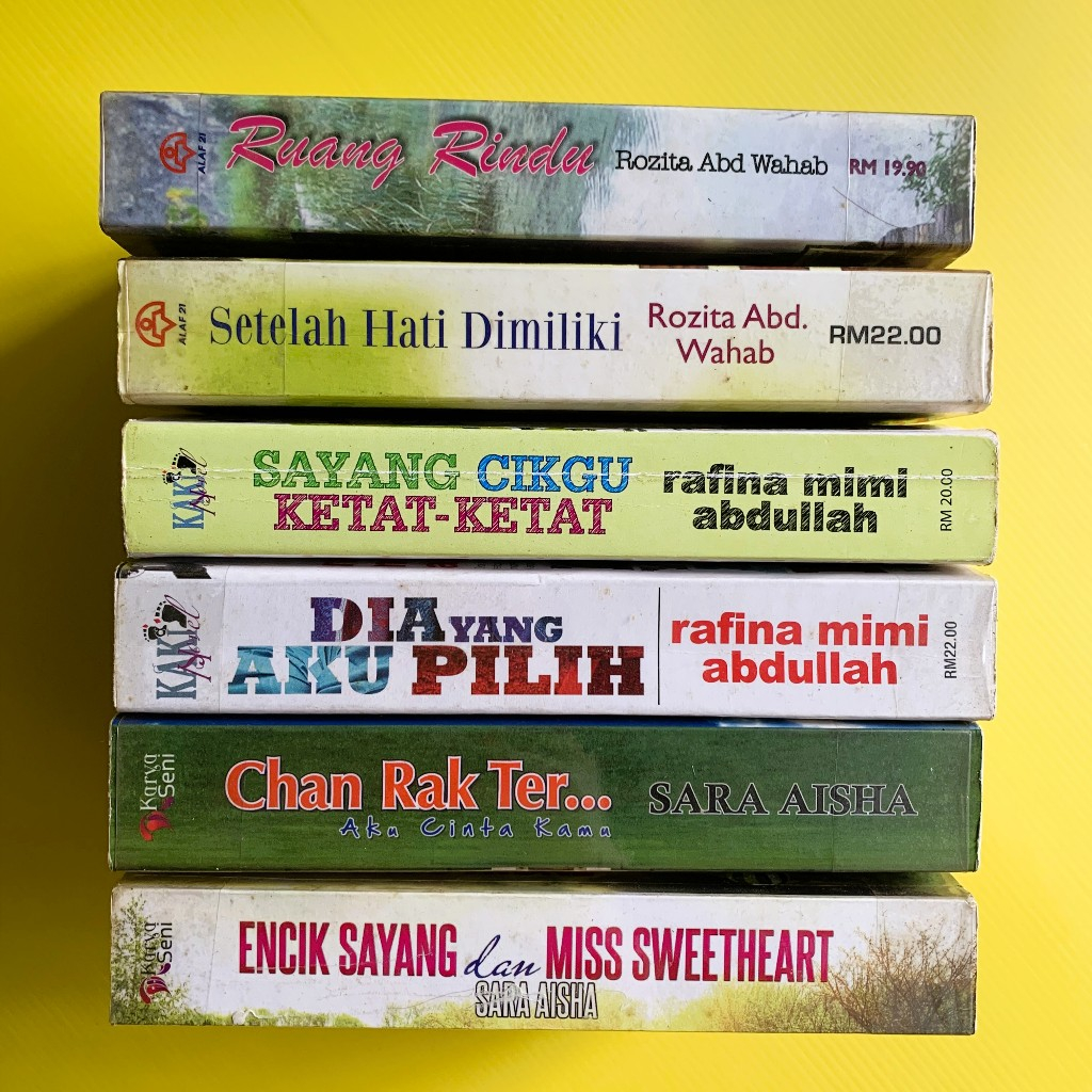 PRELOVED BOOK (SARA AISHA, RAFINA MIMI ABDULLAH, ROZITA ABD.WAHAB) | Shopee Malaysia