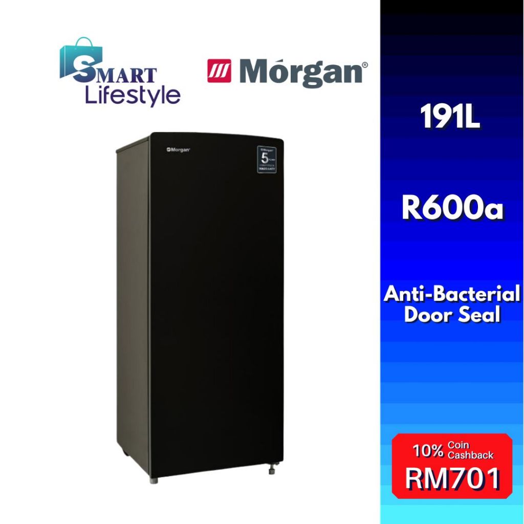 [FREE SHIPPING] Morgan Semi-auto Defrost Single Door Refrigerator (191L ...