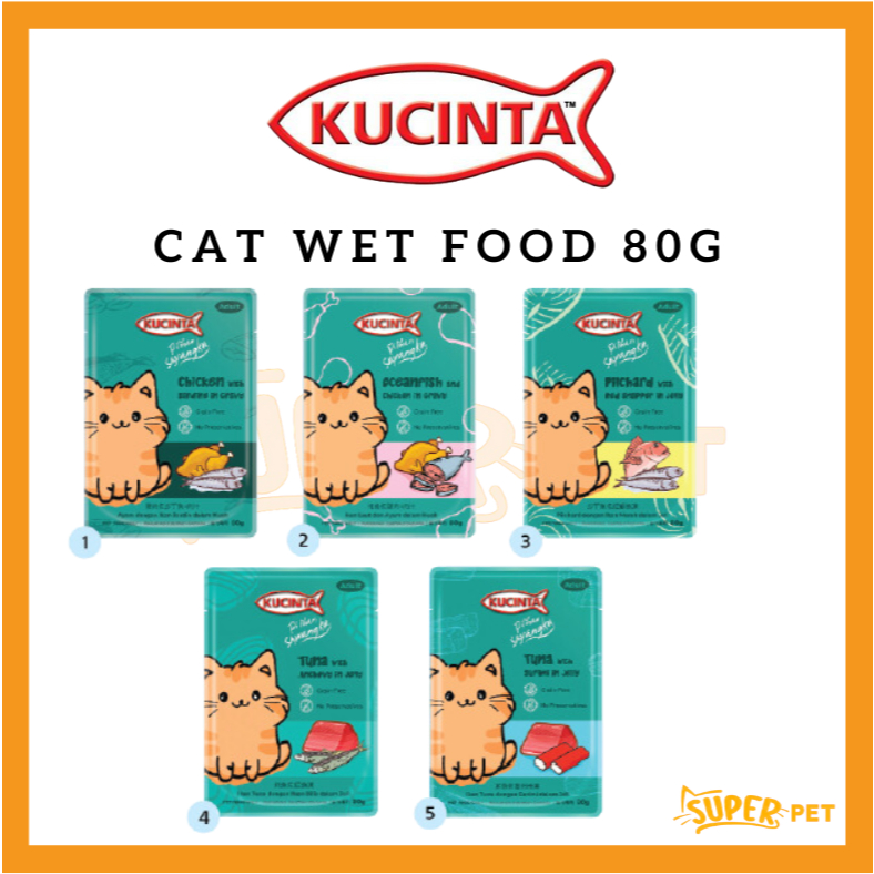 Kucinta Cat Wet Food 80g | Shopee Malaysia