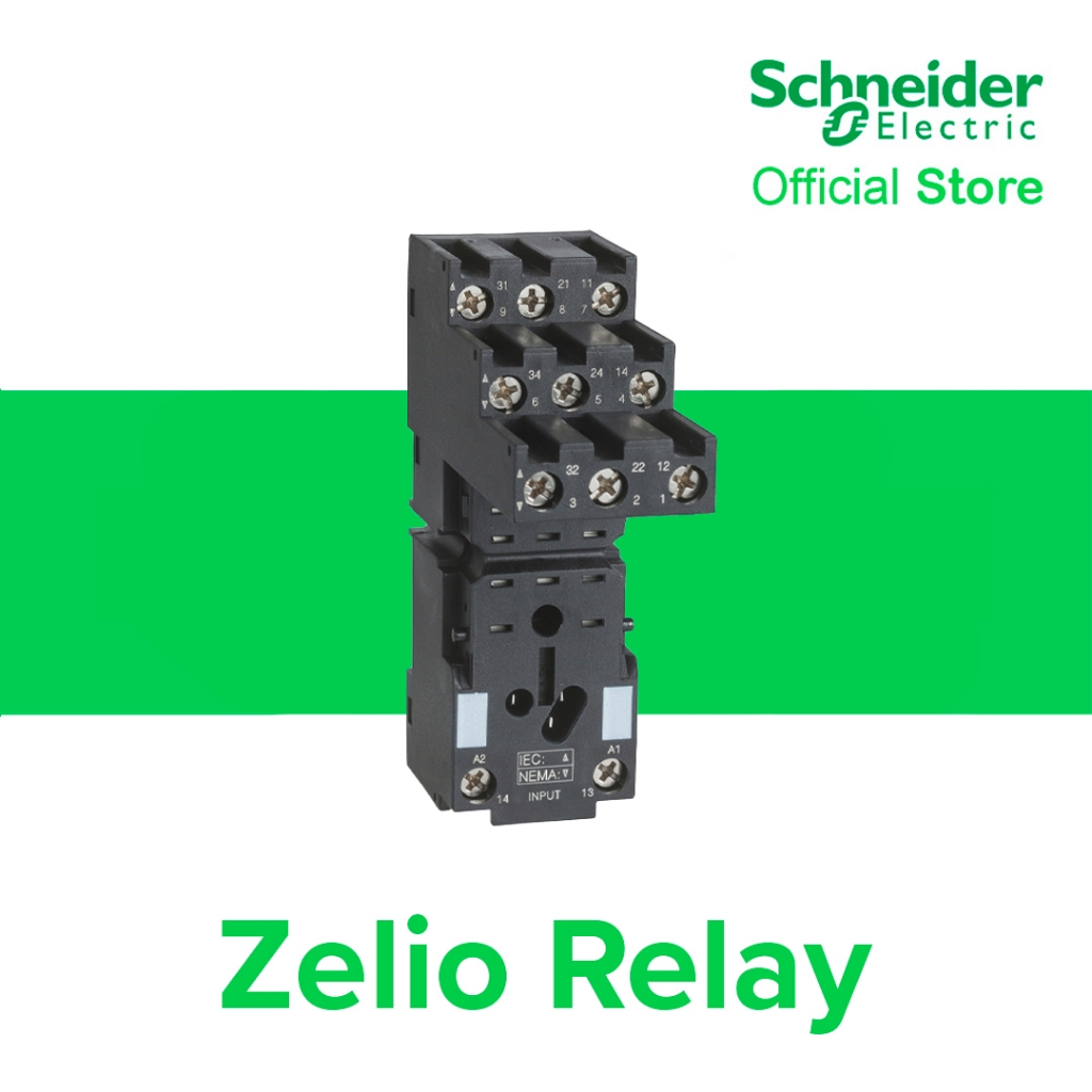 Zelio Relay Socket RXZ Separate Contact 10A