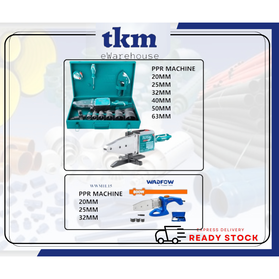 [TKM][SIZE 20-63MM] [75MM-110MM] ORIGINAL TOTAL TOOLS PPR / PP HDPE PP ...